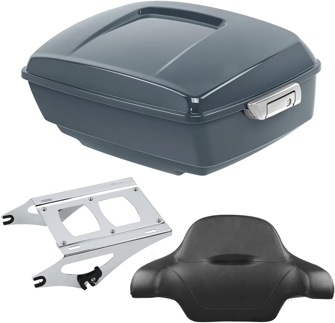 Amazon.com: Vivid Black King Tour pack Kit, Tour pack+Luggage Rack ...