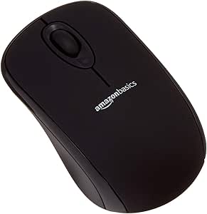 Amazon.com: AmazonBasics Wireless Mouse with Nano Receiver (Renewed ...