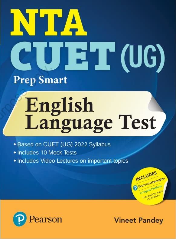 NTA CUET (UG) Prep Smart English Language Test, Based on CUET 2022 ...