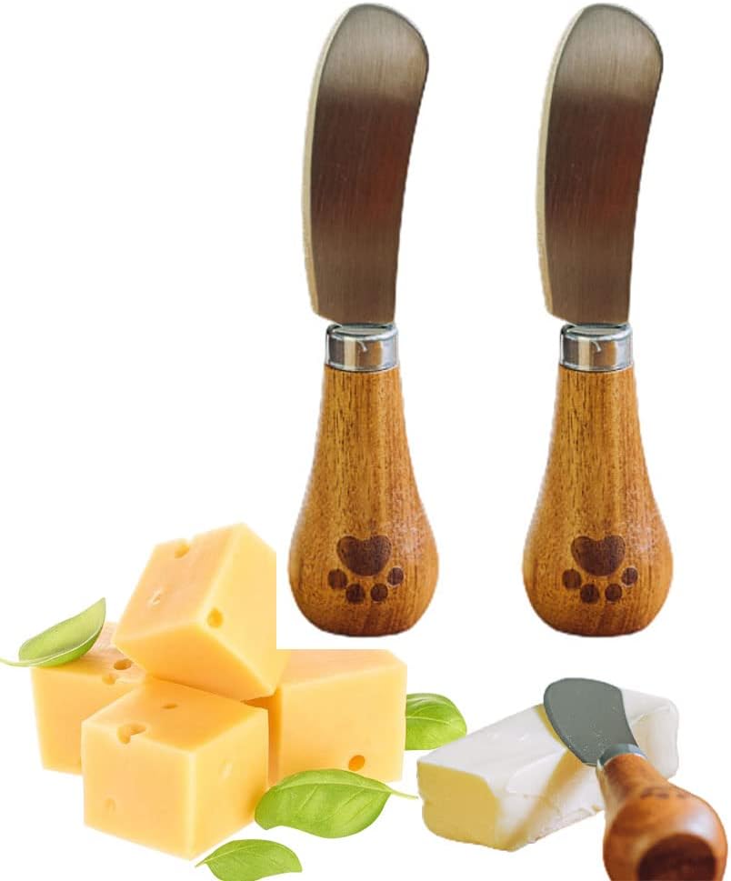 DXFWYTZQ Cute Standing Butter Knife,【New】 Stainless Steel Cheese ...