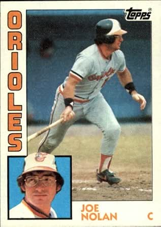 Amazon.com: 1984 Topps Baseball Card #553 Joe Nolan : Collectibles ...