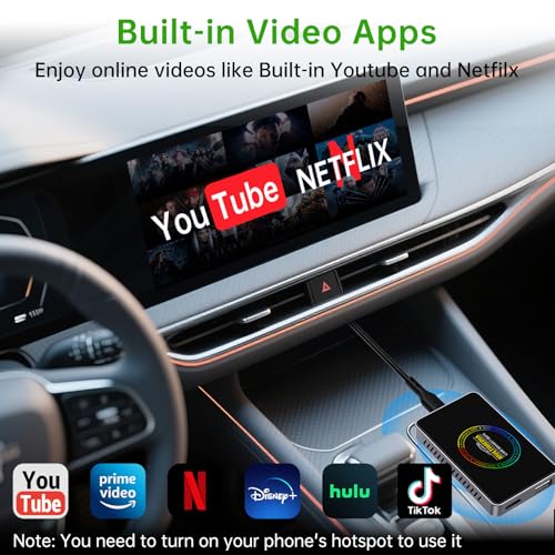 AI Box Wireless CarPlay & Auto Adapter - 4K HDMI, Dual 5G WiFi, Android ...