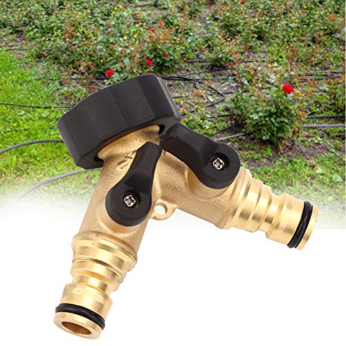 Water Splitter, G1 FNPT DN25 Copper Garden Water Hose Connector Water ...
