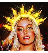 Amazon.com : JEAIRTS Light Up Headband Led Crown Headbands Glow Rave ...