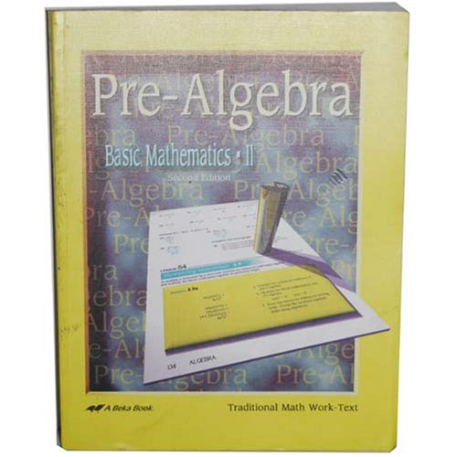 Pre- Algebra (Basic Mathematics -II, Traditional math Work - Text ...