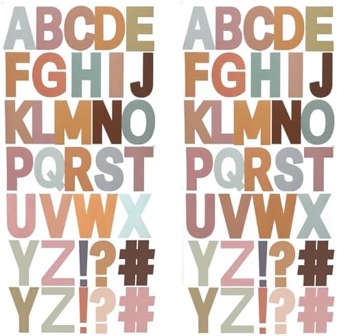 Amazon.com: Whaline 232 Pieces 24 Sheets Christmas Large Letter ...