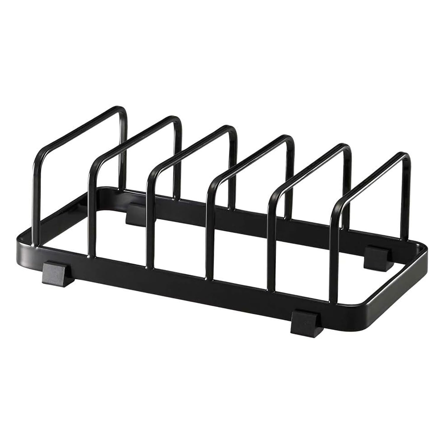 YAMAZAKI Dish Rack, Alloy Steel, Black, Standard Size – BigaMart