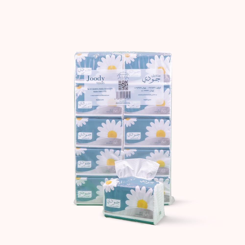 Joody Single Tissues 500 x 10-Pack : Buy Online at Best Price in KSA ...