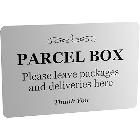 Please leave parcels and packages here Sign, Courier, Postman, Delivery ...