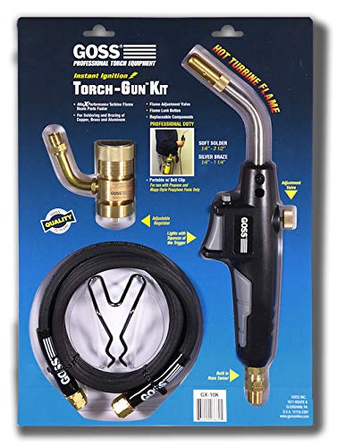 Amazon.com: GOSS, GX-10K, KIT TORCH-GUN FOR 1 LBCYLINDERS : Tools ...