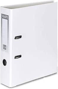 1 x White A4 Large 75mm Lever Arch Files Folders Metal Edge & Finger ...