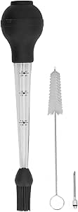 Amazon.com: Large Turkey Baster with Washing Brush, Stainless Steel ...