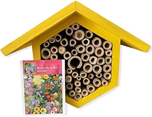 Esschert Design WA38 Bee House with Line Drawing, Brown : Amazon.co.uk ...