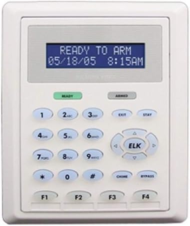 Amazon.com : ELK M1KP2 M1 LCD Low Profile Keypad : Access Control ...