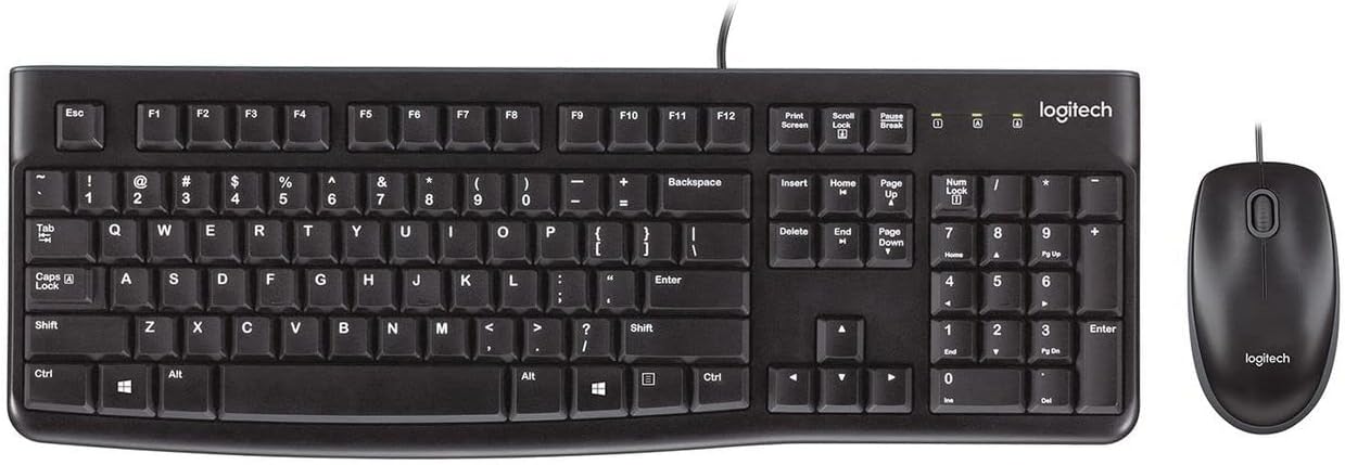 Logitech - Input Devices MK120 - Black - FRA - EMEA : Amazon.ca ...