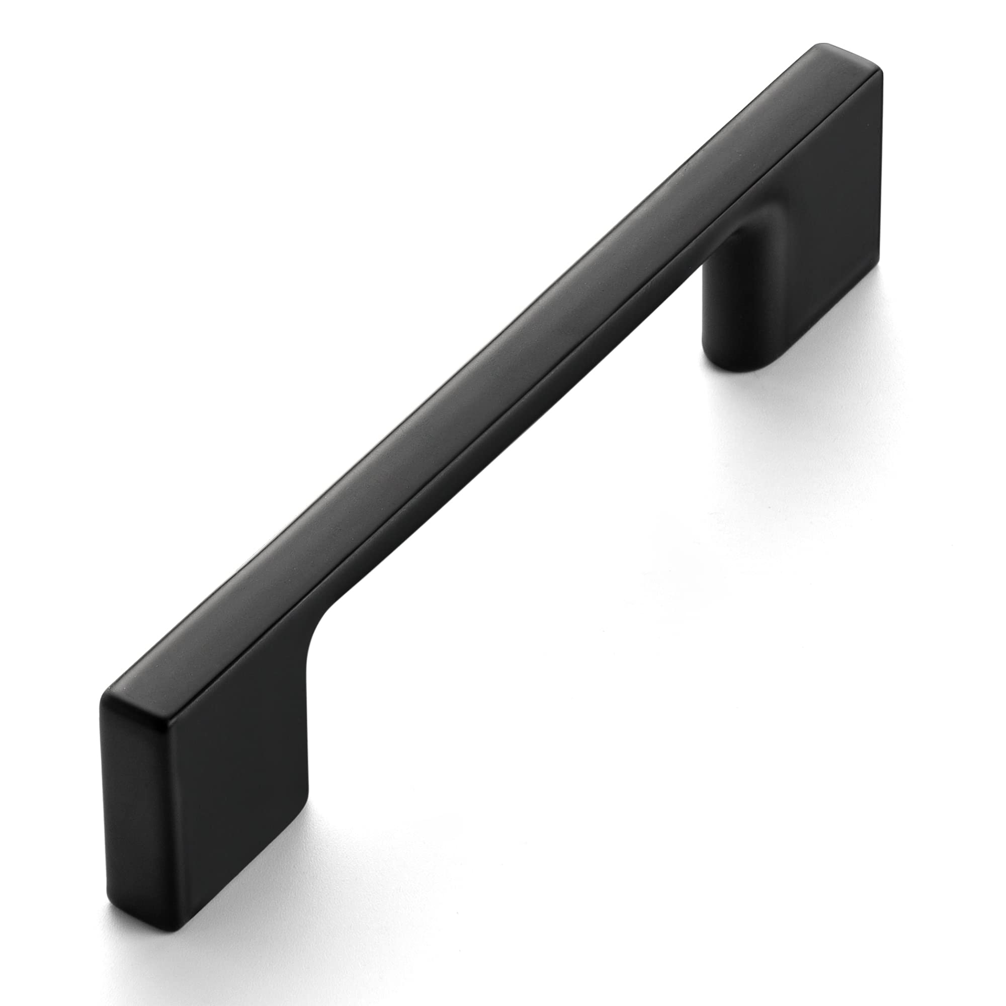 Ravinte 3 Pack Wide Foot Cabinet Pulls 3-3/4 Inch Black Cabinet Handles ...