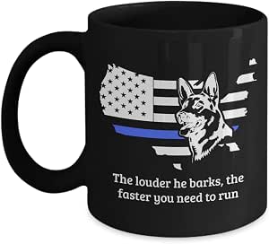 Amazon.com: Police K9 coffee mug, k9 police dog gifts for men, for ...