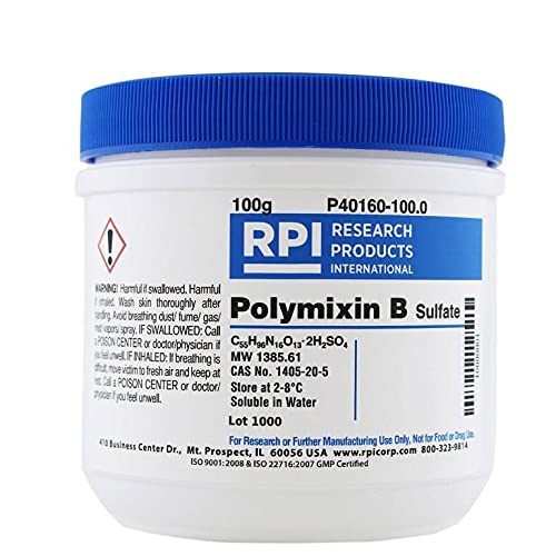 Research Products International Polymixin B Sulfate, 100 Grams - RPI ...