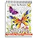 Amazon.com: SOUTHERN LOTUS Color by Number Butterfly & Flower Patterns Spiral Coloring Book ...