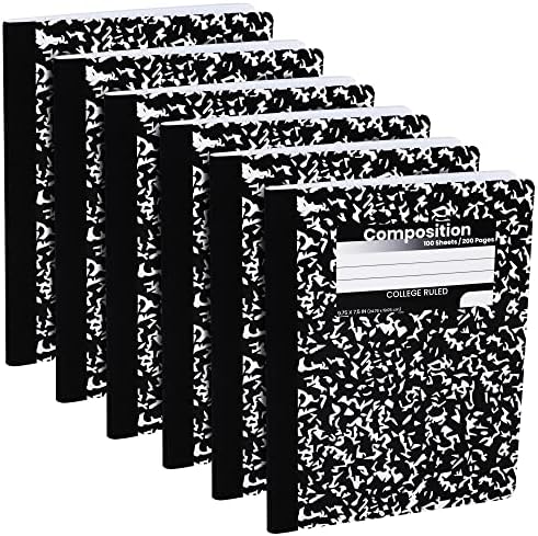 Amazon.com : Bulk Composition Notebooks, College Ruled Paper Writing ...