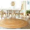 Ripaz Vogue -Hand Braided Natural Jute Rug Handmade Round Area Rug for ...
