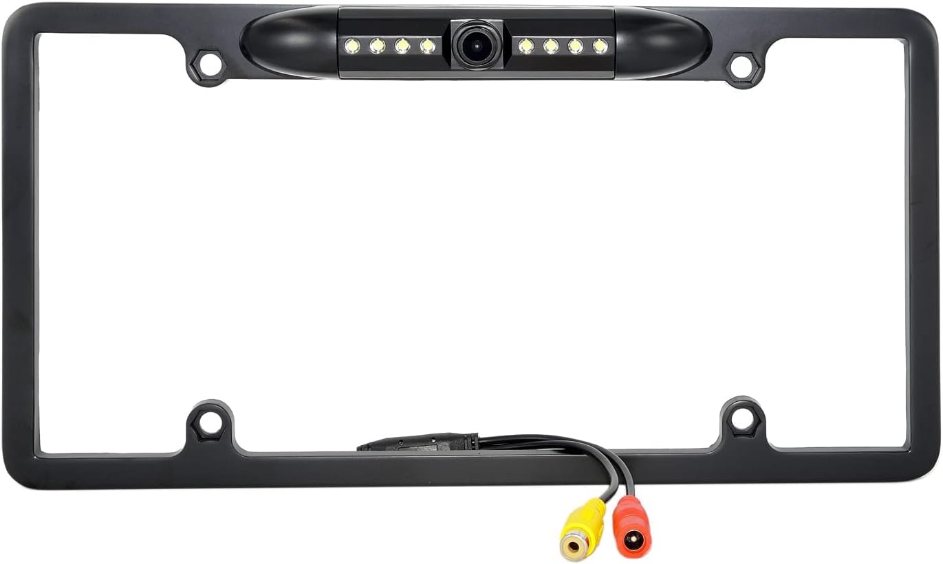 Amazon.com: License Plate Backup Camera, JPP Front/Rear View Camera 170 ...