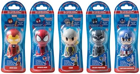 Amazon.com: Brush Buddies Marvel Assorted Pack of Superhero ...