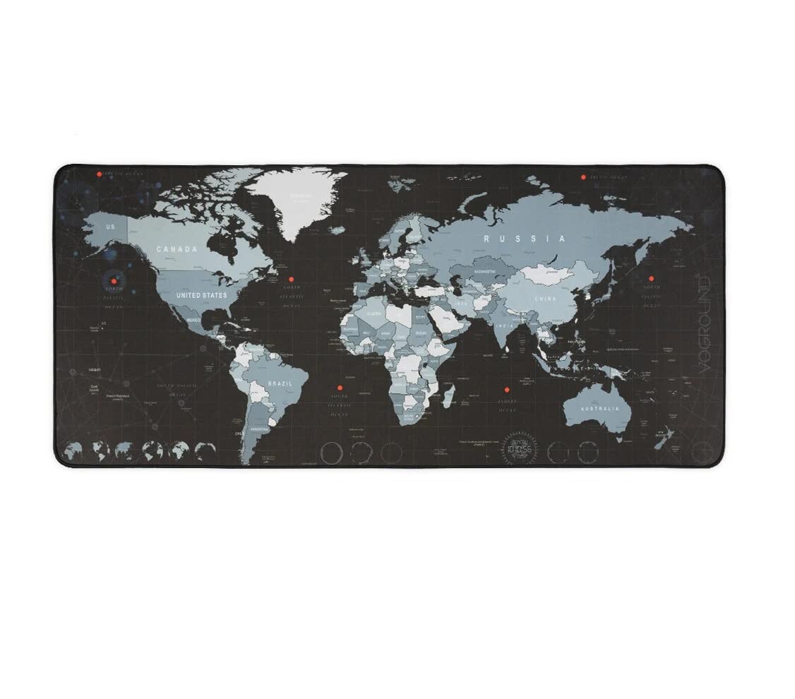 Myki Exclusive Map Anti Slip Xxl 800mmx300mmx2mm Natural Rubber Gaming ...