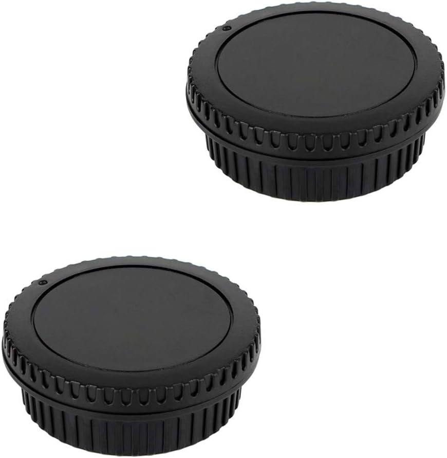 Amazon.com : Camera Body Cap and Lens Rear Cap Cover Replacement Set ...