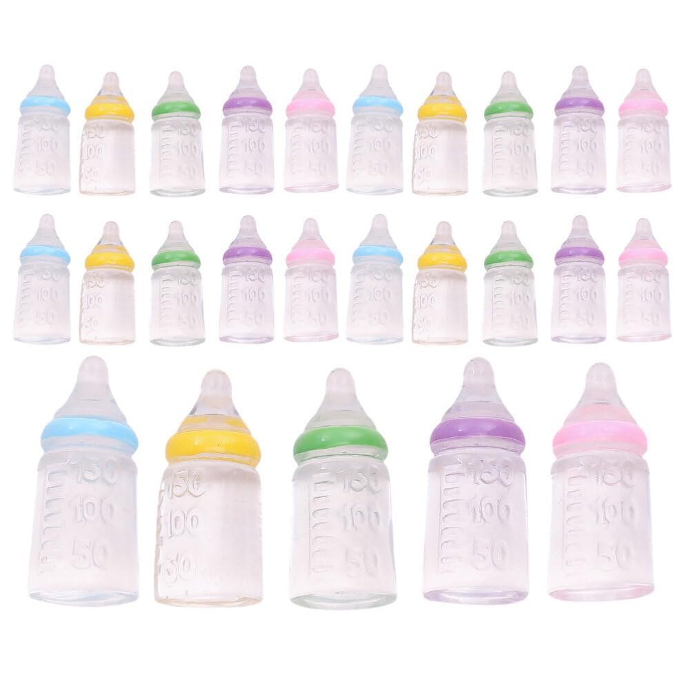 Amazon.com: Kichvoe 30 Pcs Doll Bottle Set Miniature Mini Bottle ...