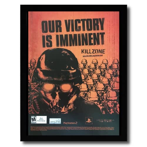Amazon.com: Killzone Framed Print Ad/Poster Authentic Original PS2 ...