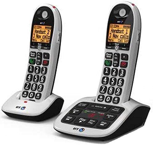 BT 4600 Twin Cordless Phones with Big Buttons : Amazon.co.uk ...