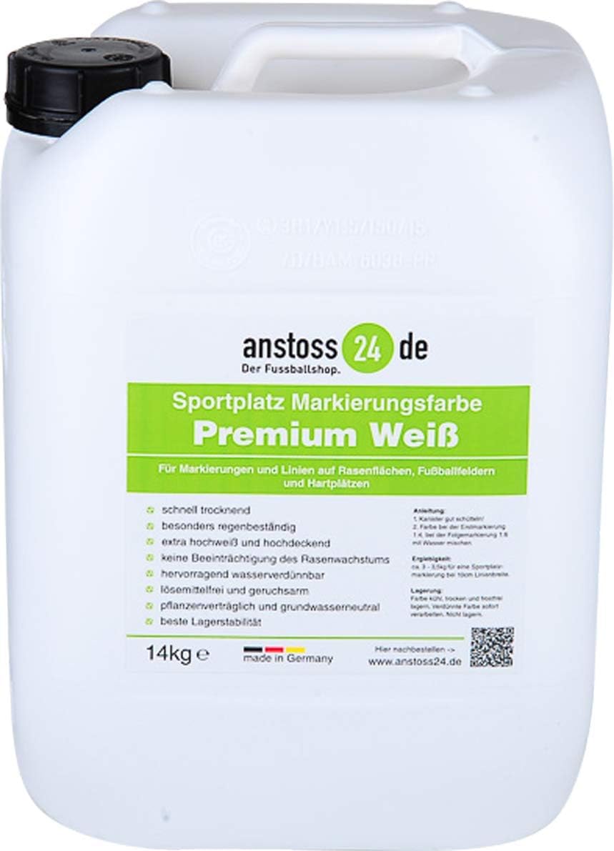 EWFF Sportplatz Linien-Markierungsfarbe Premium - 14 kg : Amazon.de ...