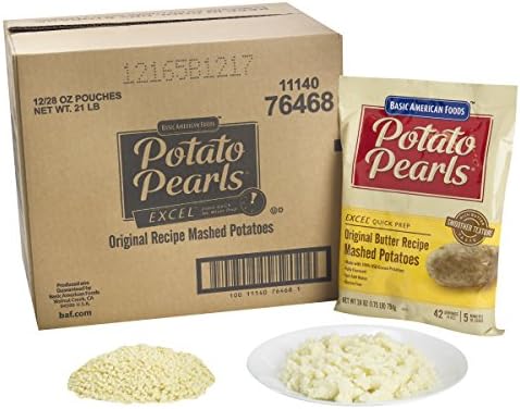 Amazon.com : Potato Pearls, EXCEL Original Recipe, Mashed Potatoes, 504 ...