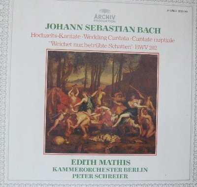 JOHANN SEBASTIAN BACH: KAFFEE-KANTATE - BAUERN-KANTATE - vinyl lp ...