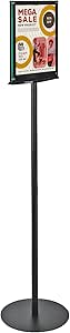 Amazon.com: Azar Displays 300355-BLK Double Sided Magnetic Sign Holder ...