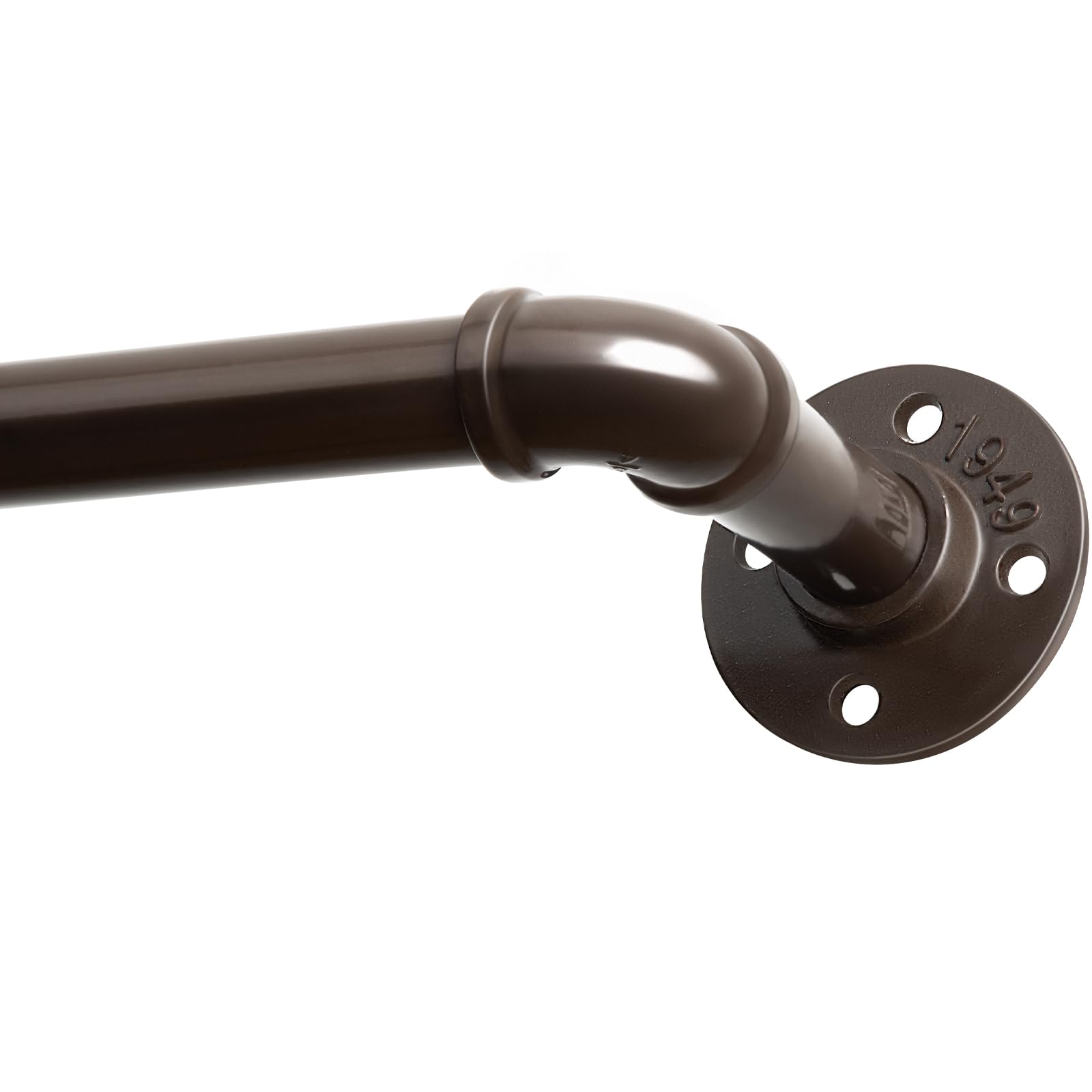 Amazon.com: SOMINS Curtain Rods for Windows 120 to 240, Bronze Outdoor ...