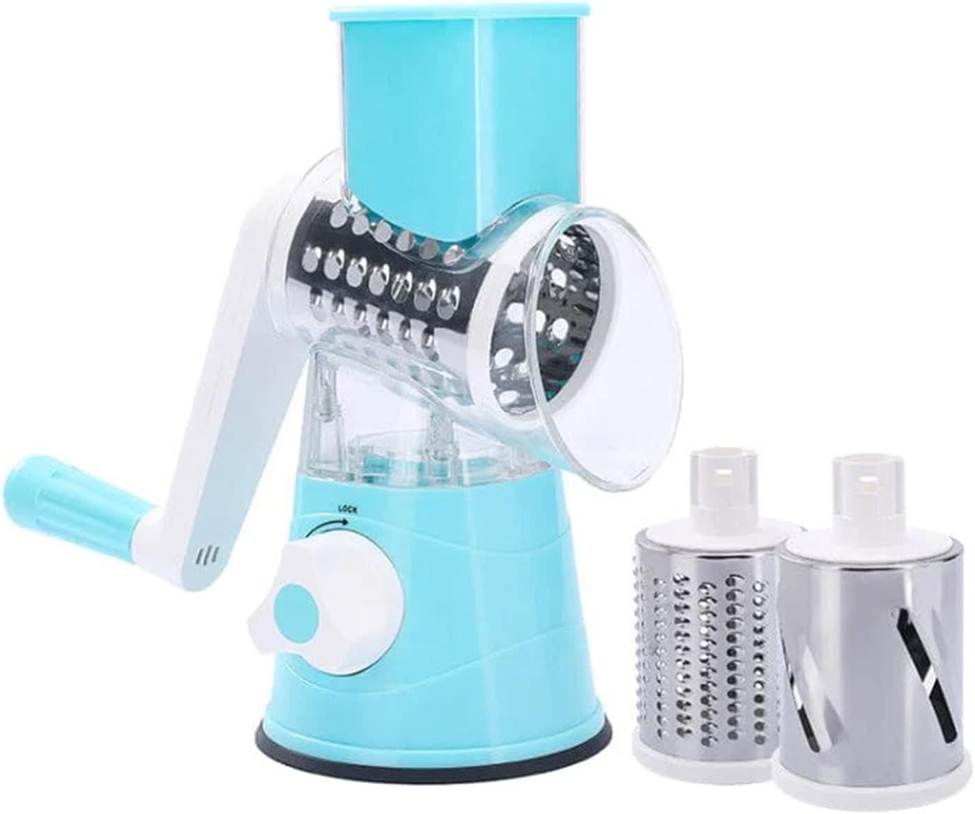 Amazon.com: Home Vegetable Shredder Grater Slicer Grinder 3 in 1 Rotary ...
