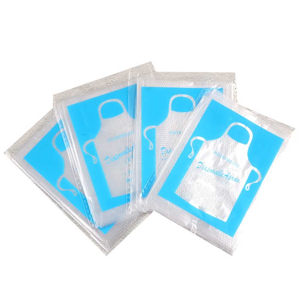 Amazon.com: 25 Pcs Disposable Aprons Clear Plastic Aprons Adult ...