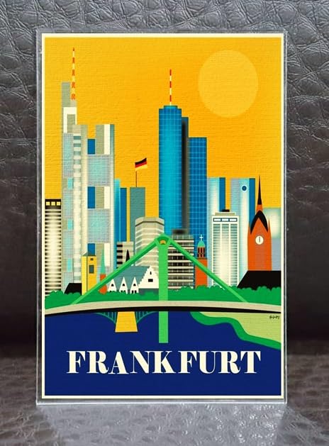 Amazon.com: ACRYLIC Fridge Magnets Germany Munich souvenir Retro ...