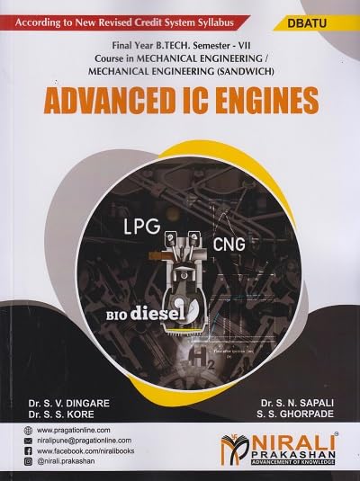 Buy ADVANCED IC ENGINES (Final Year B. Tech Course In Mechanical ...