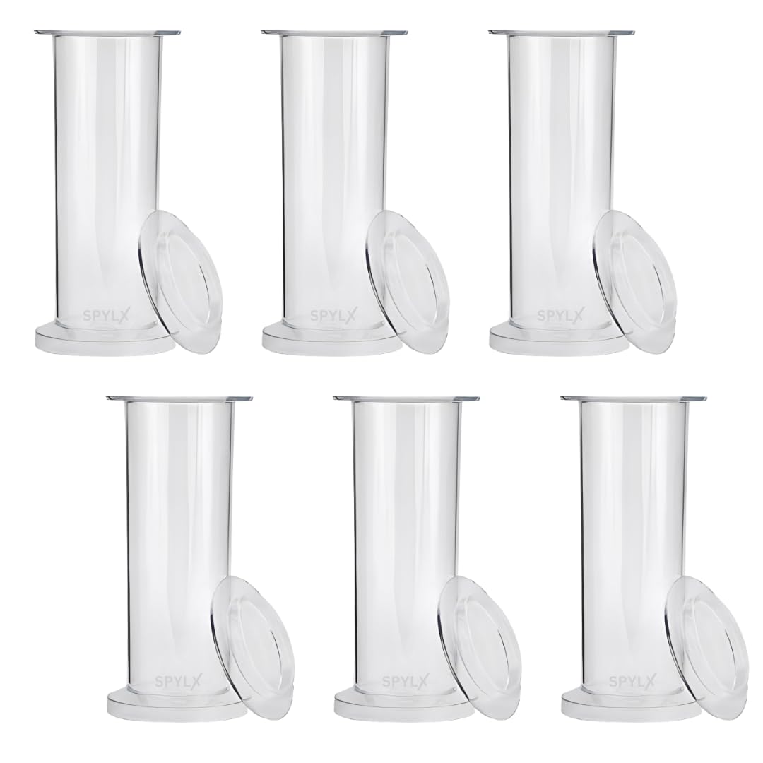 SPYLX Specimen Jar | Transparent Gas Jar for Lab - 3x6 Inch (Pack of 6 ...
