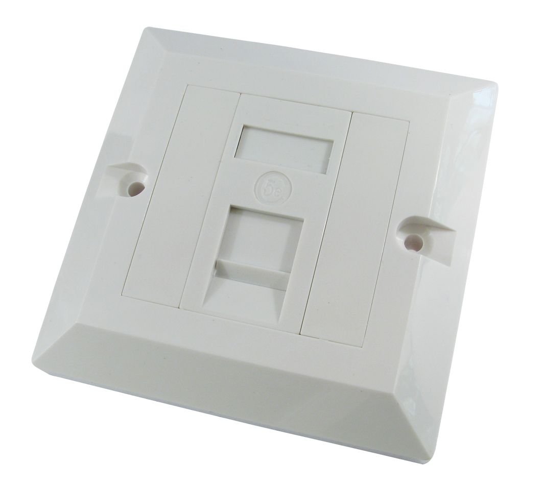 Buy World of Data CAT5e Single Port Faceplate - Socket - RJ45 ...