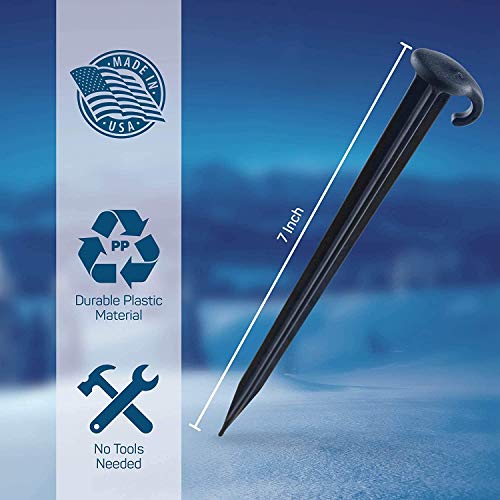 Plastic Stakes For Inflatables 7" [Set of 12] Replacement - Want It All