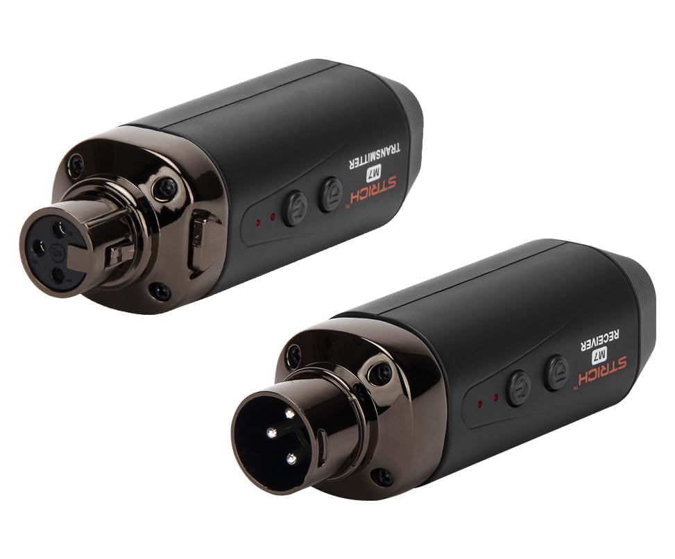 Amazon.com: STRICH M7 Wireless Microphone Transmitter Receiver 5.8 Ghz ...