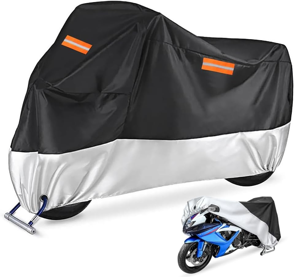 Motorcycle Scooter Cover, [Ultimate Waterproof] All Weather Large ...