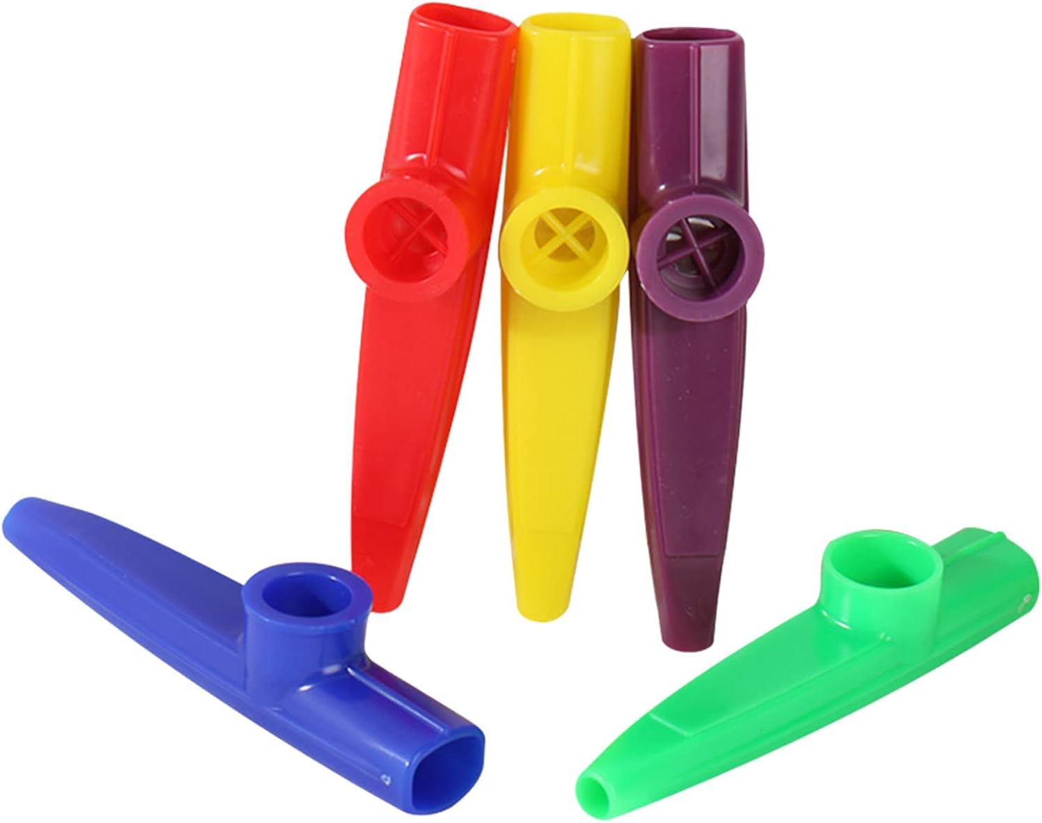 kuou 6 Pack Kazoos, Multipack Kazoo Metal Kazoo Musical Instruments ...