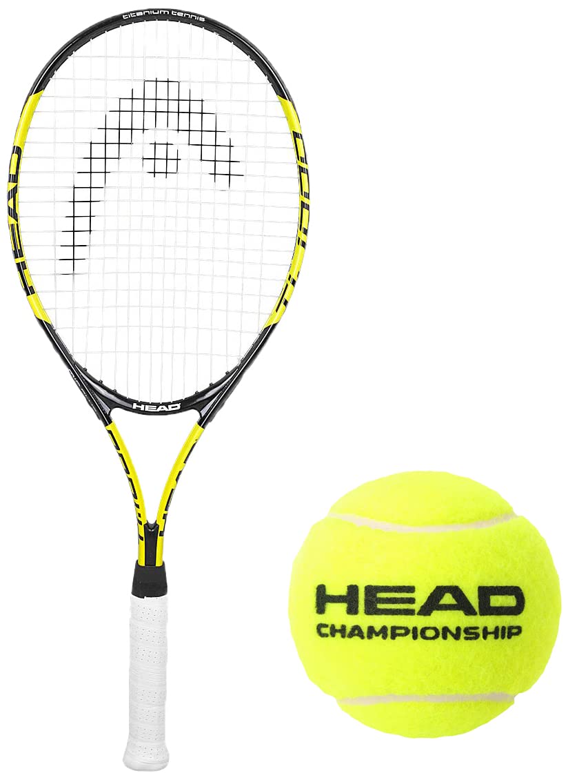 Buy HEAD Graphite Ti.1000 Tennis Racquet & HEAD Championship Felt ...