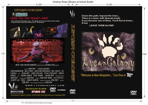 Amazon.com: Lycan Colony : Rob Roy, Rob Roy, Director/Writer: Rob Roy ...