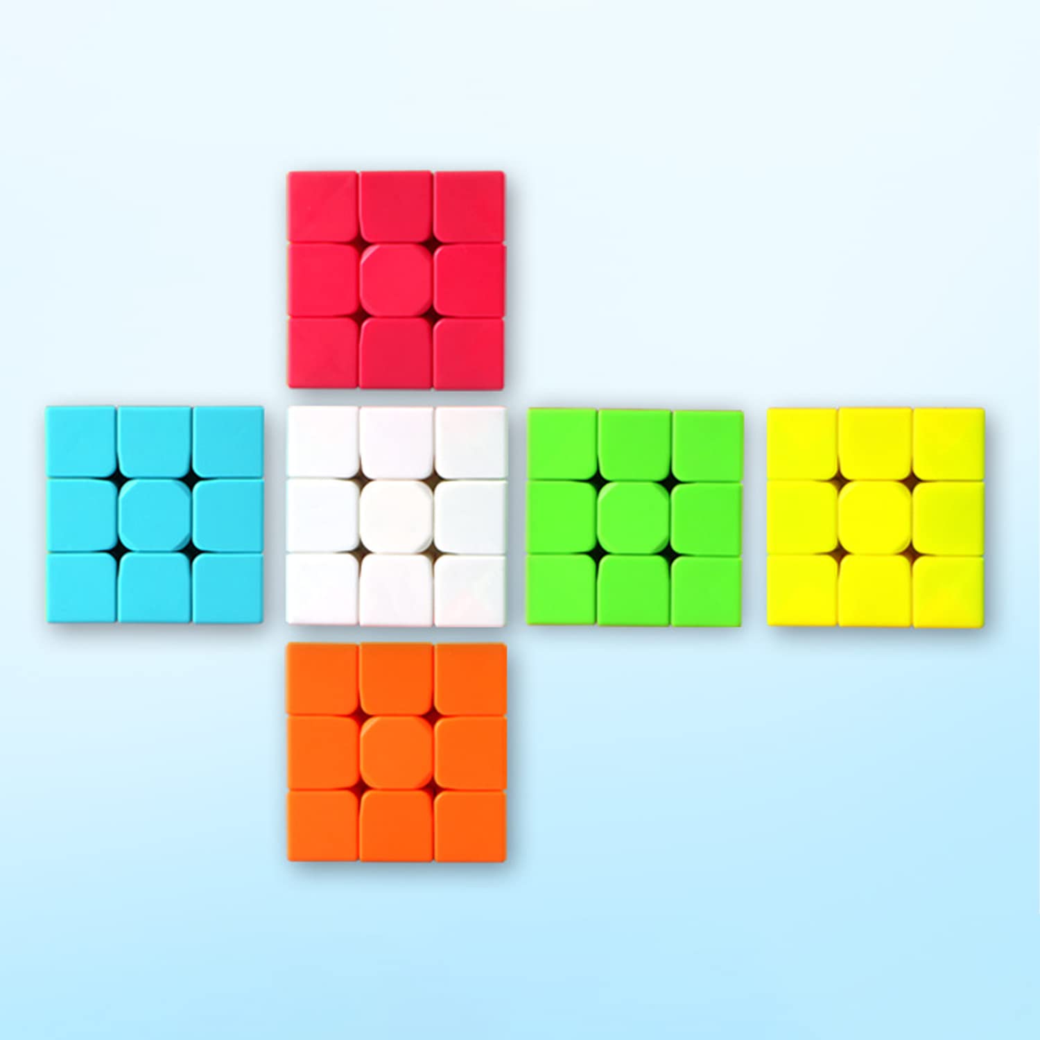 Speed Cube 3x3,Classic Magic Cube Puzzle Toy Size 56mm,QIYI Warrior S ...